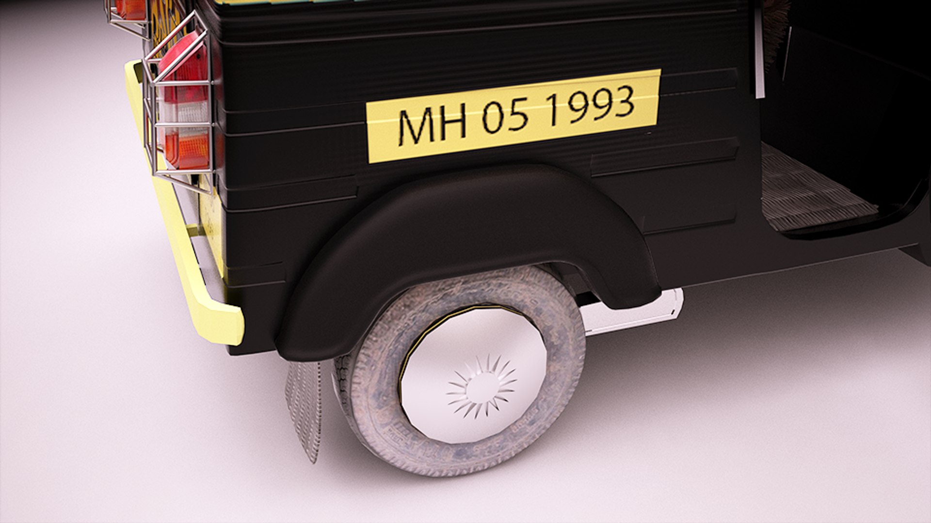 3D Model Indian Auto Rickshaw Vehicle - TurboSquid 1508294