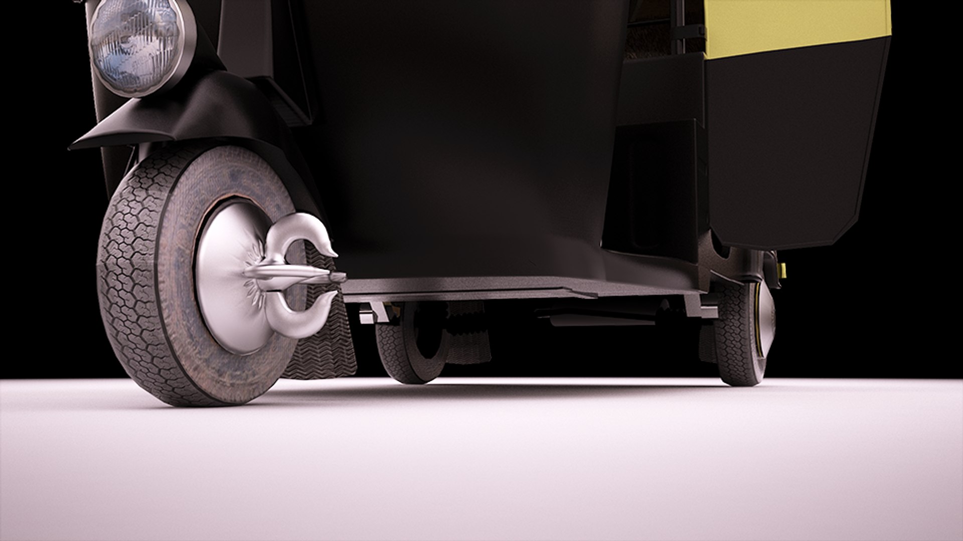 3D Model Indian Auto Rickshaw Vehicle - TurboSquid 1508294