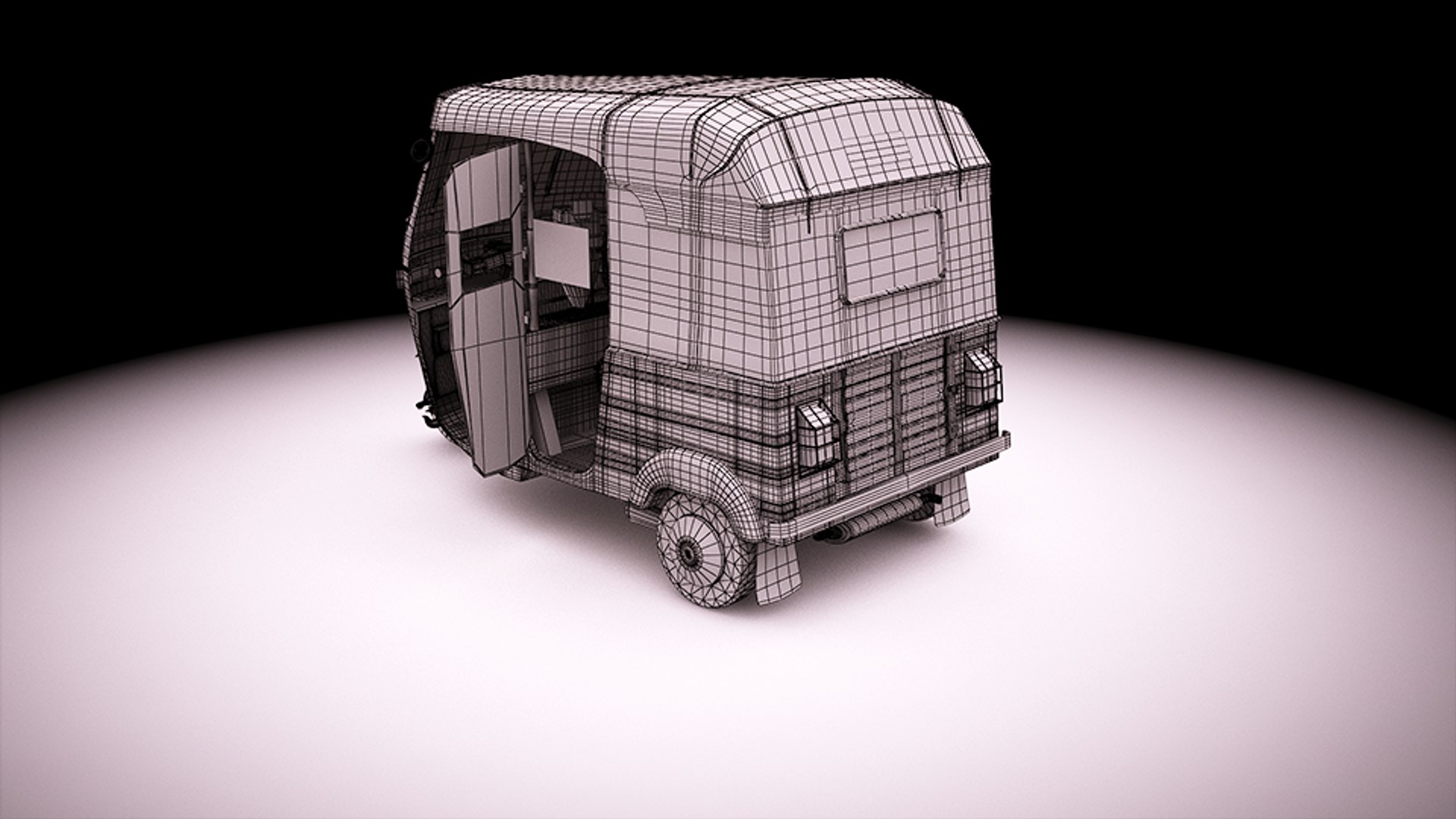 3D Model Indian Auto Rickshaw Vehicle - TurboSquid 1508294