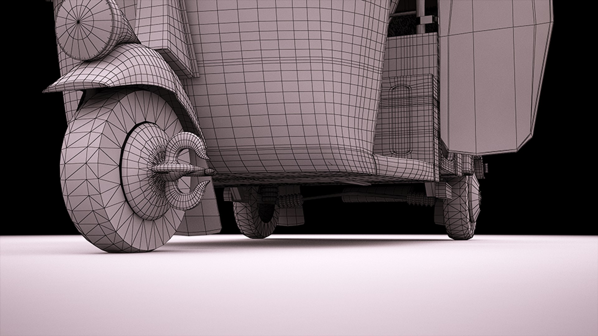 3D Model Indian Auto Rickshaw Vehicle - TurboSquid 1508294