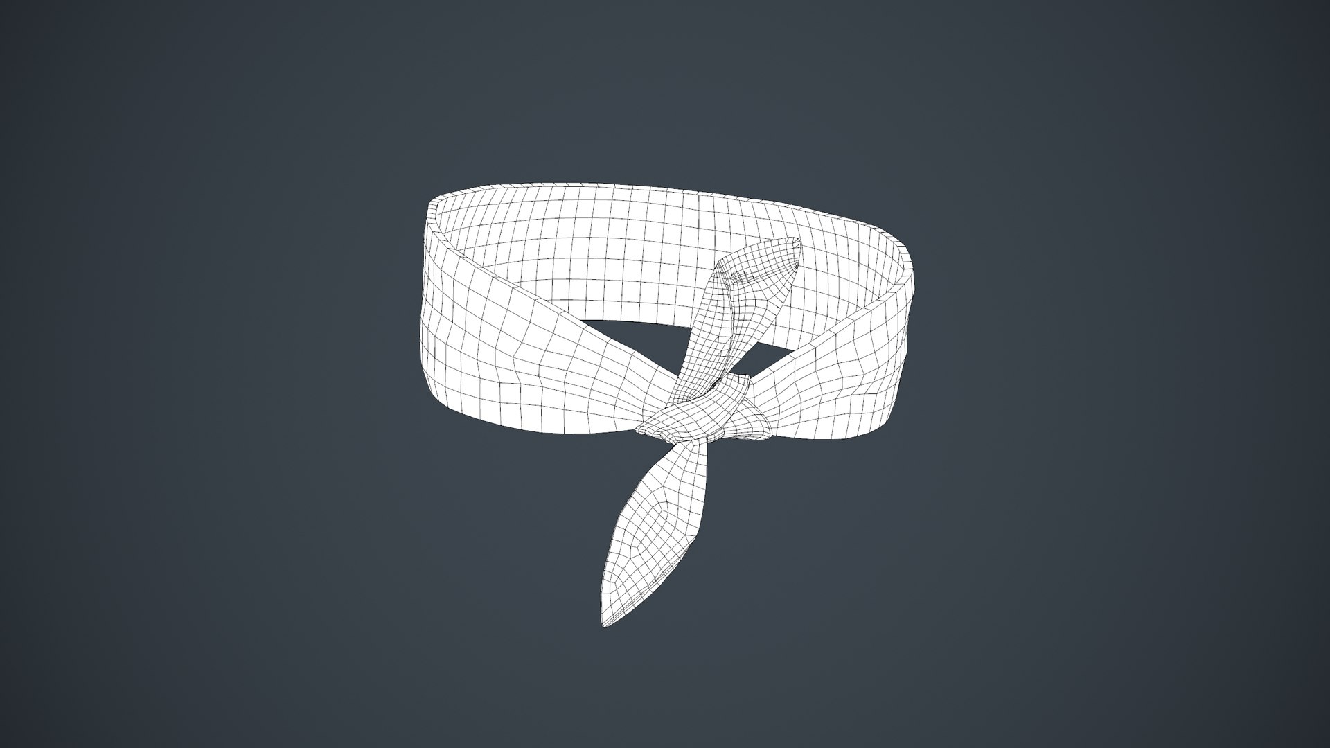 3D Model Black Bandana - TurboSquid 1635308