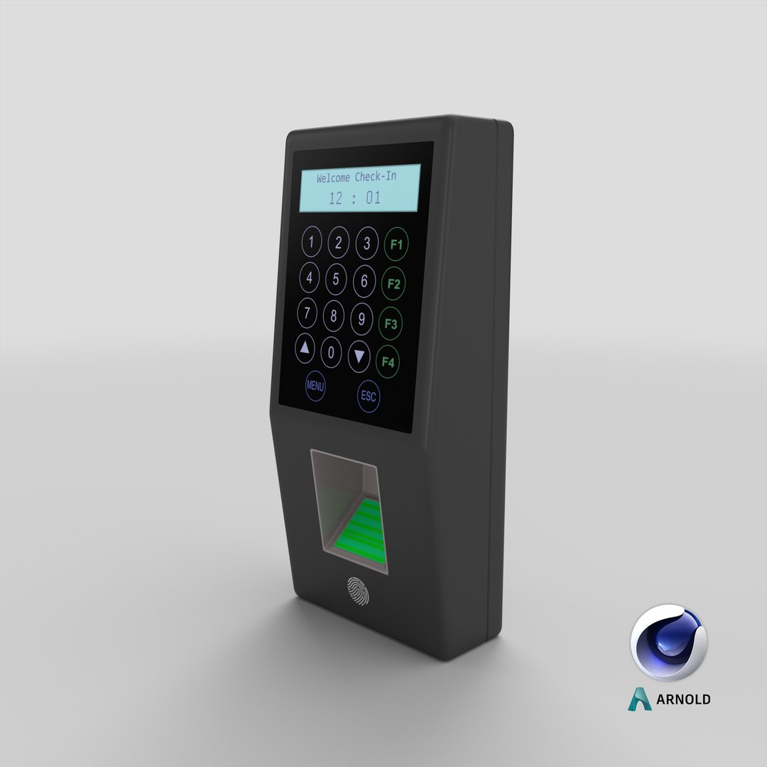 3D Model Finger Print Scanner - TurboSquid 1901463
