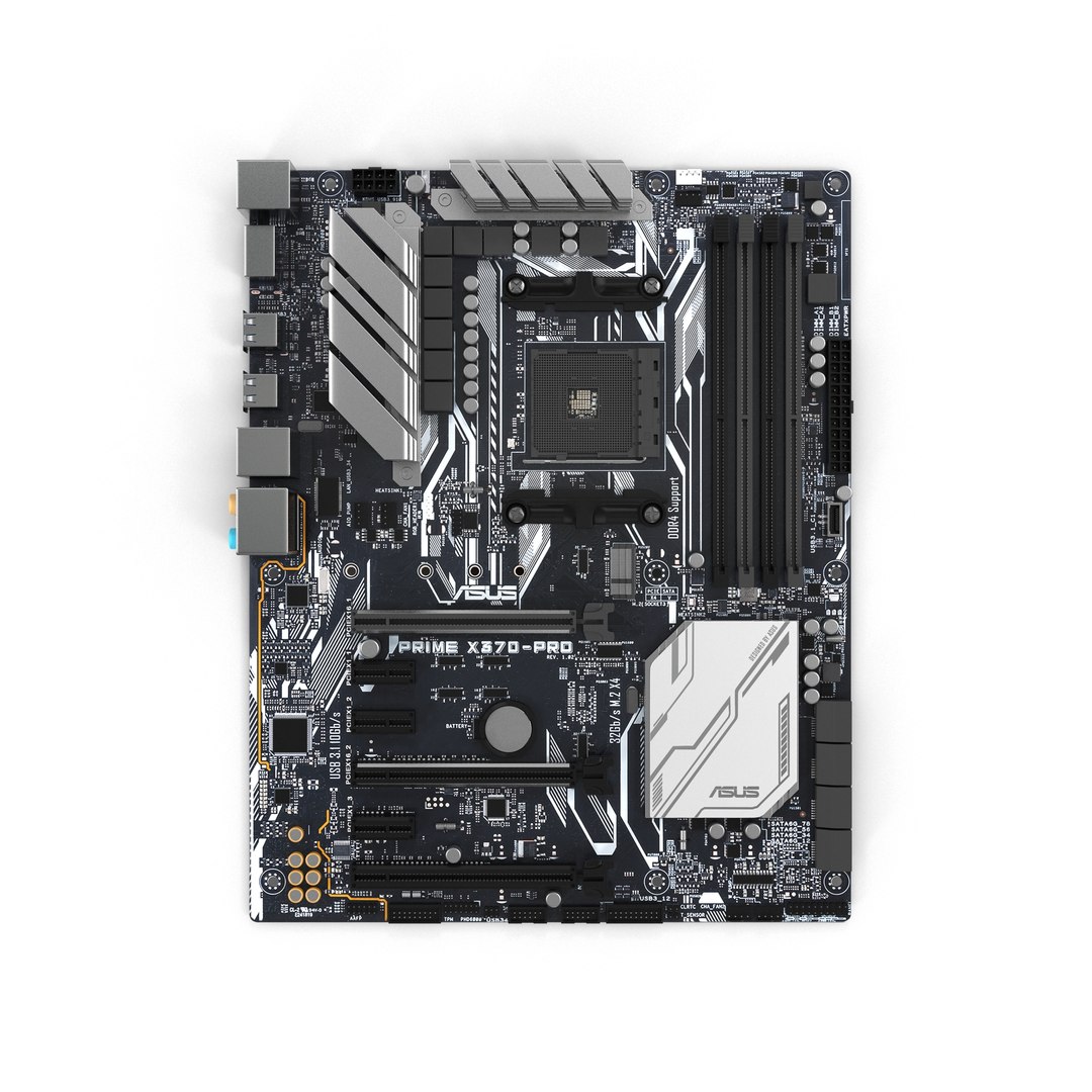 3D Asus Prime X 370 - TurboSquid 1266241