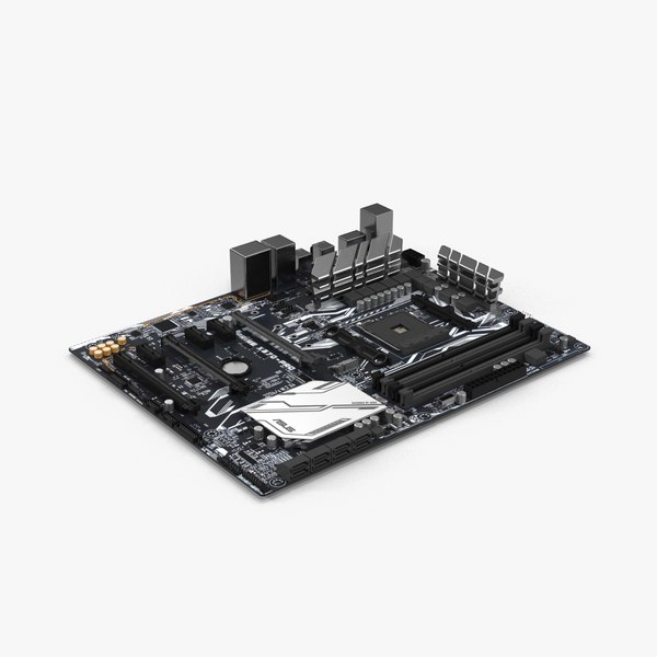 modelo 3d Asus Prime X 370 Pro - TurboSquid 1266241