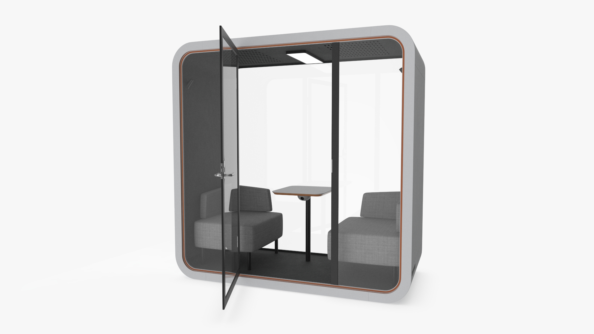 Office Phone Booth Big 3D Model - TurboSquid 1926093