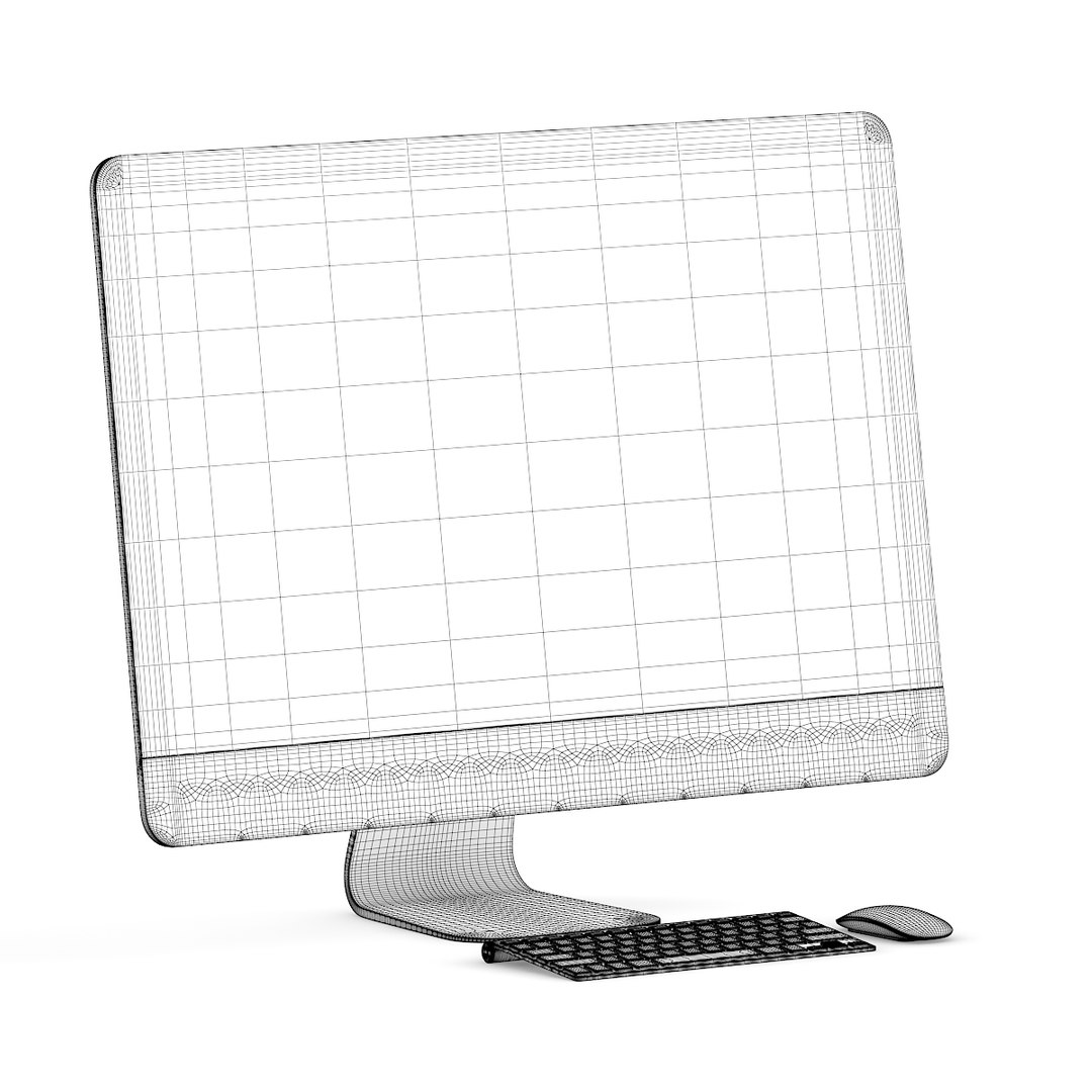 3d model all-in-one computer 2