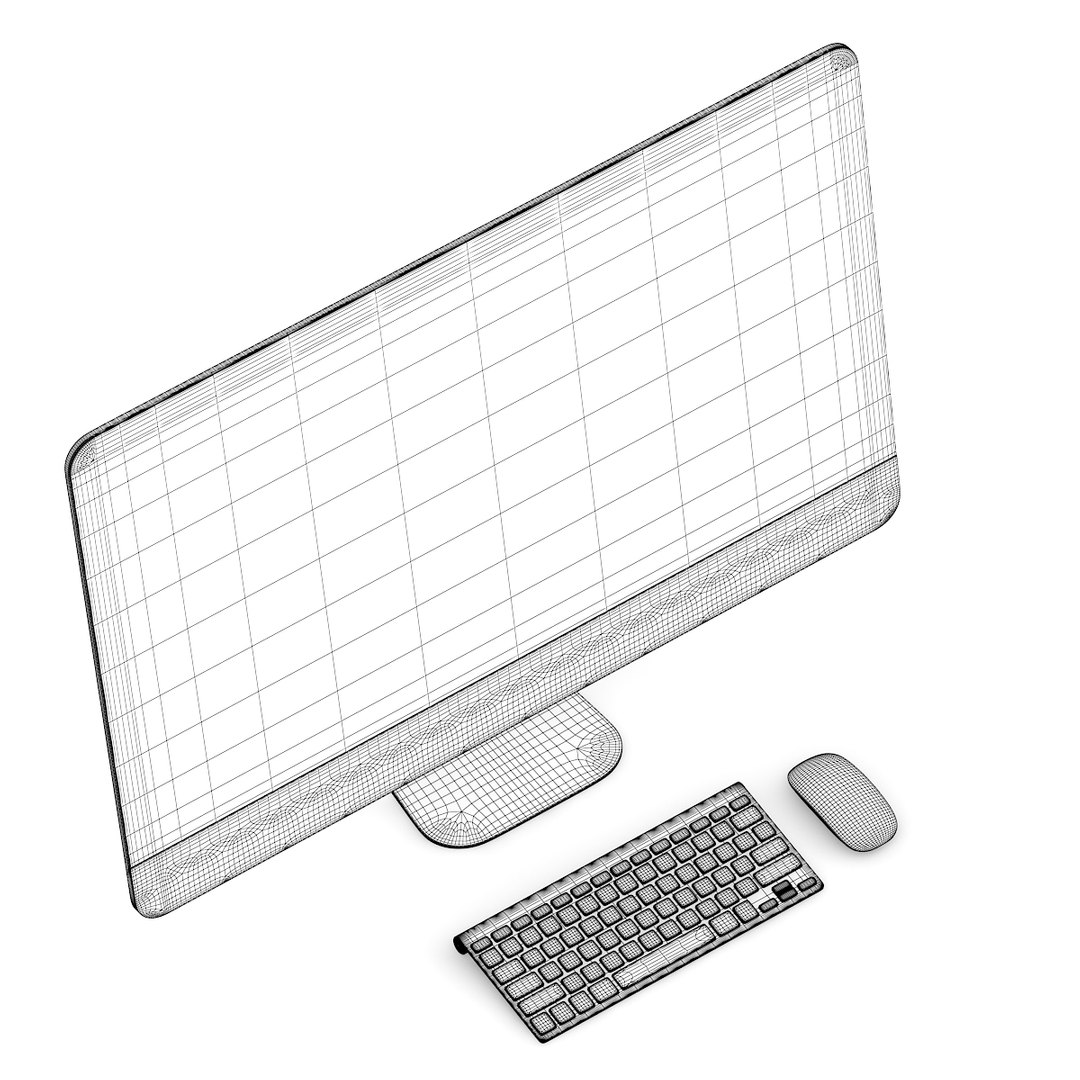 3d model all-in-one computer 2