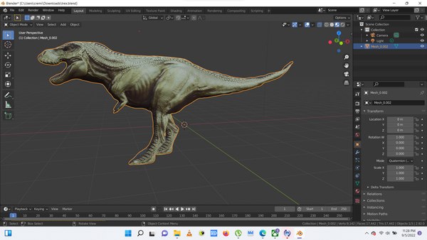 low poly t-rex Model 3D - TurboSquid 1954533