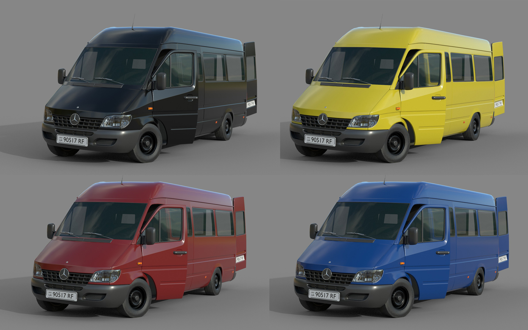 Mercedes benz sprinter 3D model - TurboSquid 1683386