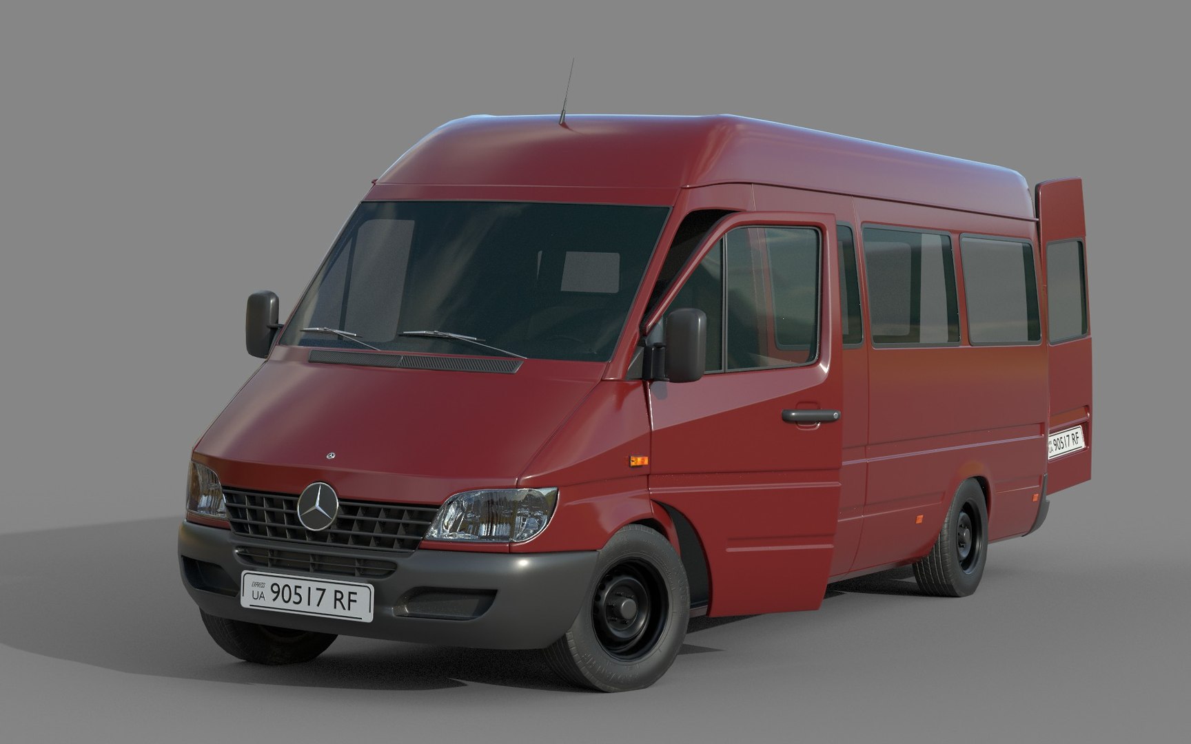 Mercedes Benz Sprinter 3D Model - TurboSquid 1683386