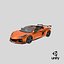 Chevrolet Corvette Z0 2023 Coupe Orange 3D Model - TurboSquid 2100904