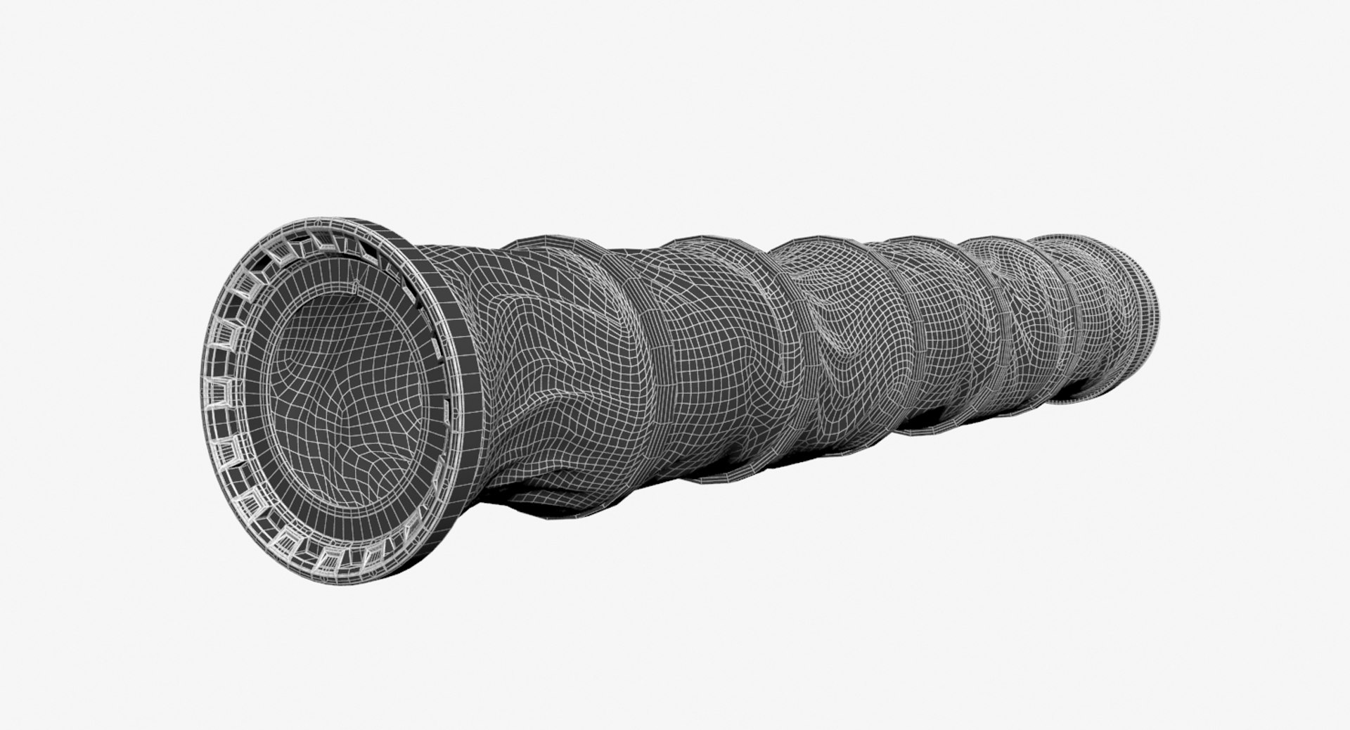 3D Sci Fi Pipe V2 - TurboSquid 1333909