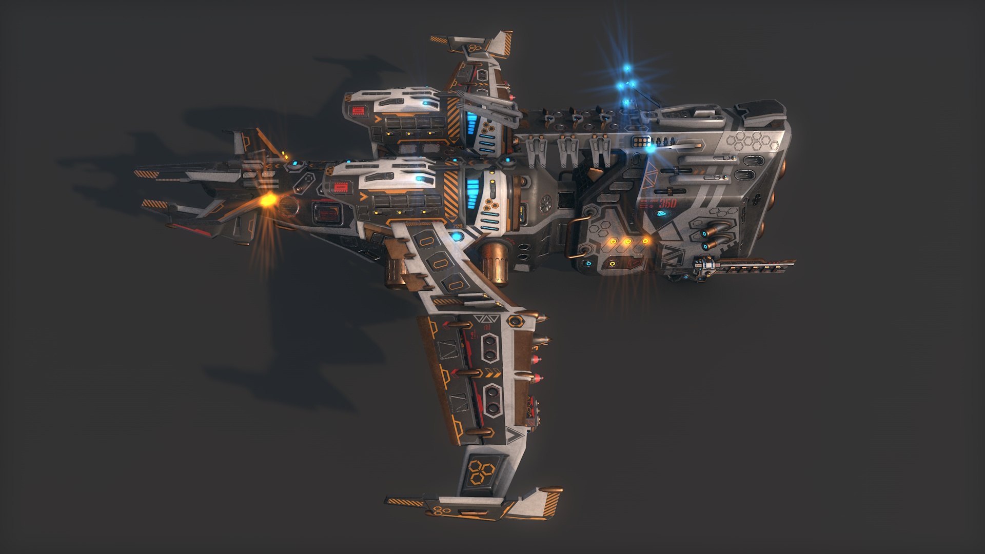 3D Spacecraft 01 Modular Pack Model - TurboSquid 1810167