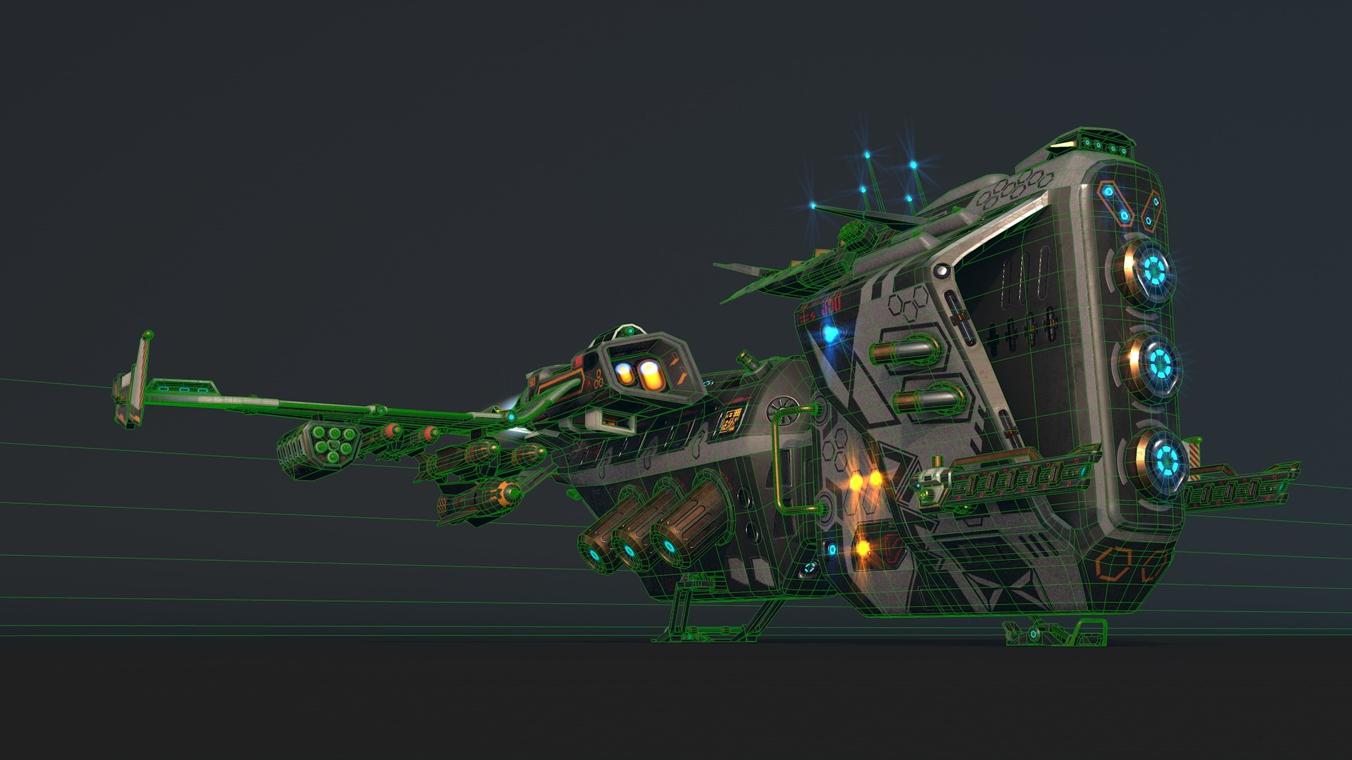 3D Spacecraft 01 Modular Pack Model - TurboSquid 1810167