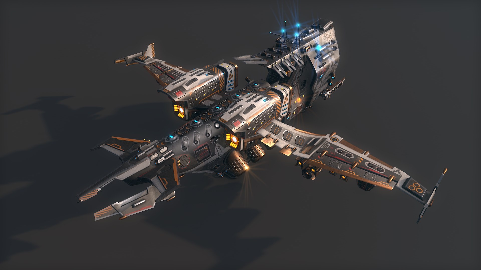 3D Spacecraft 01 Modular Pack Model - TurboSquid 1810167