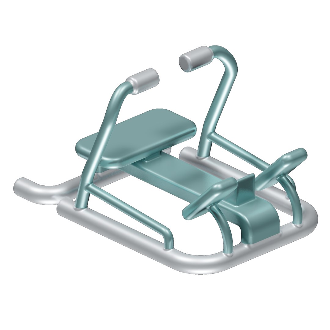 Gym Rowing Machine Toy 3D Model - TurboSquid 2147263