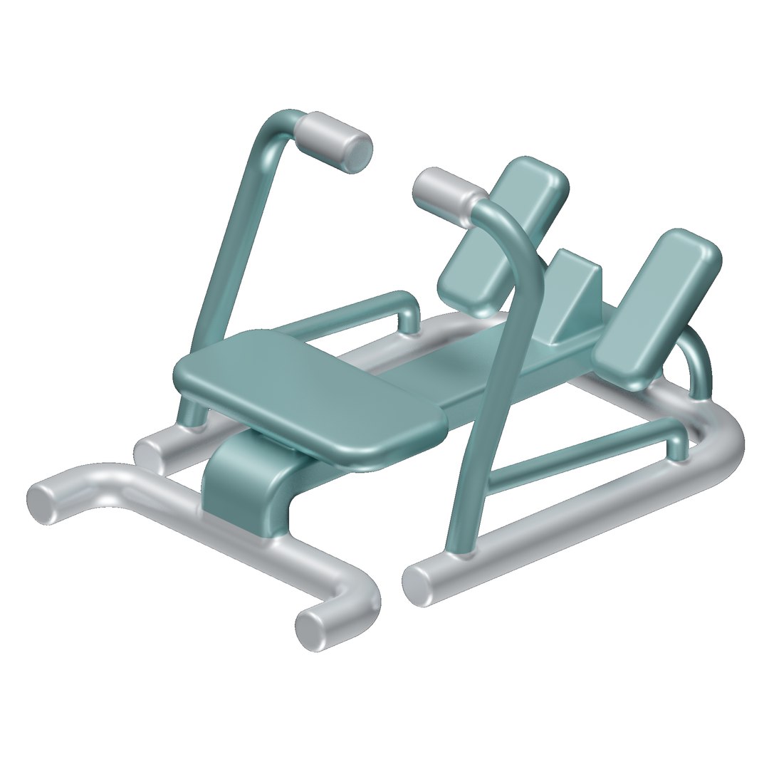 Gym Rowing Machine Toy 3D Model - TurboSquid 2147263