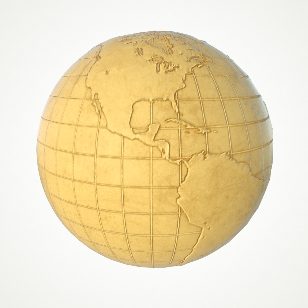 modelo 3d Mapa del mundo terráqueo - TurboSquid 1392346