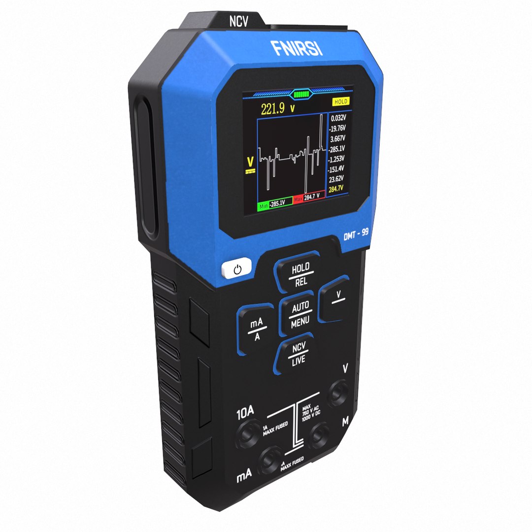 FNIRSI DMT-99 Digital Multimeter Low Poly 3D - TurboSquid 2266949