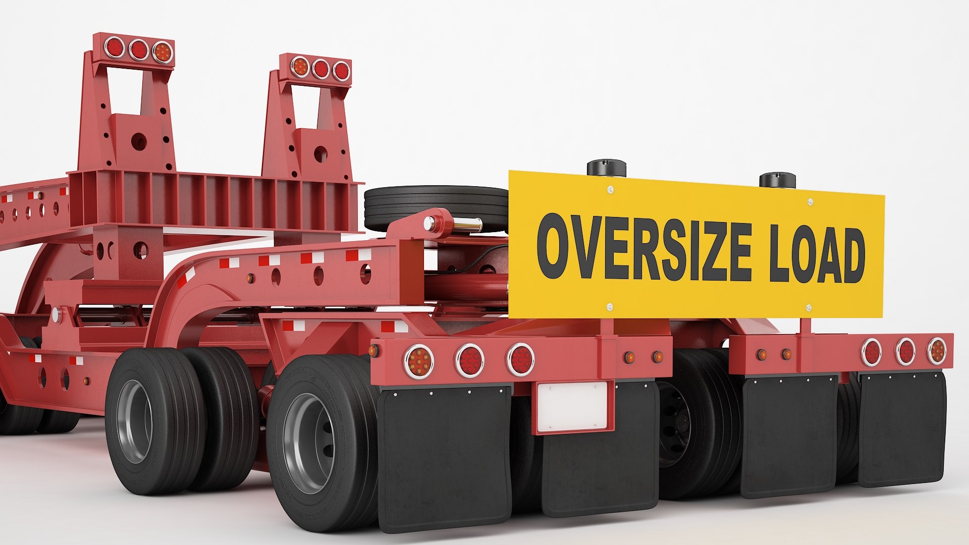 Transformer Superload Trailer 01 model - TurboSquid 1998498