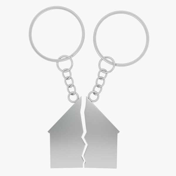 keychain house key 3d max