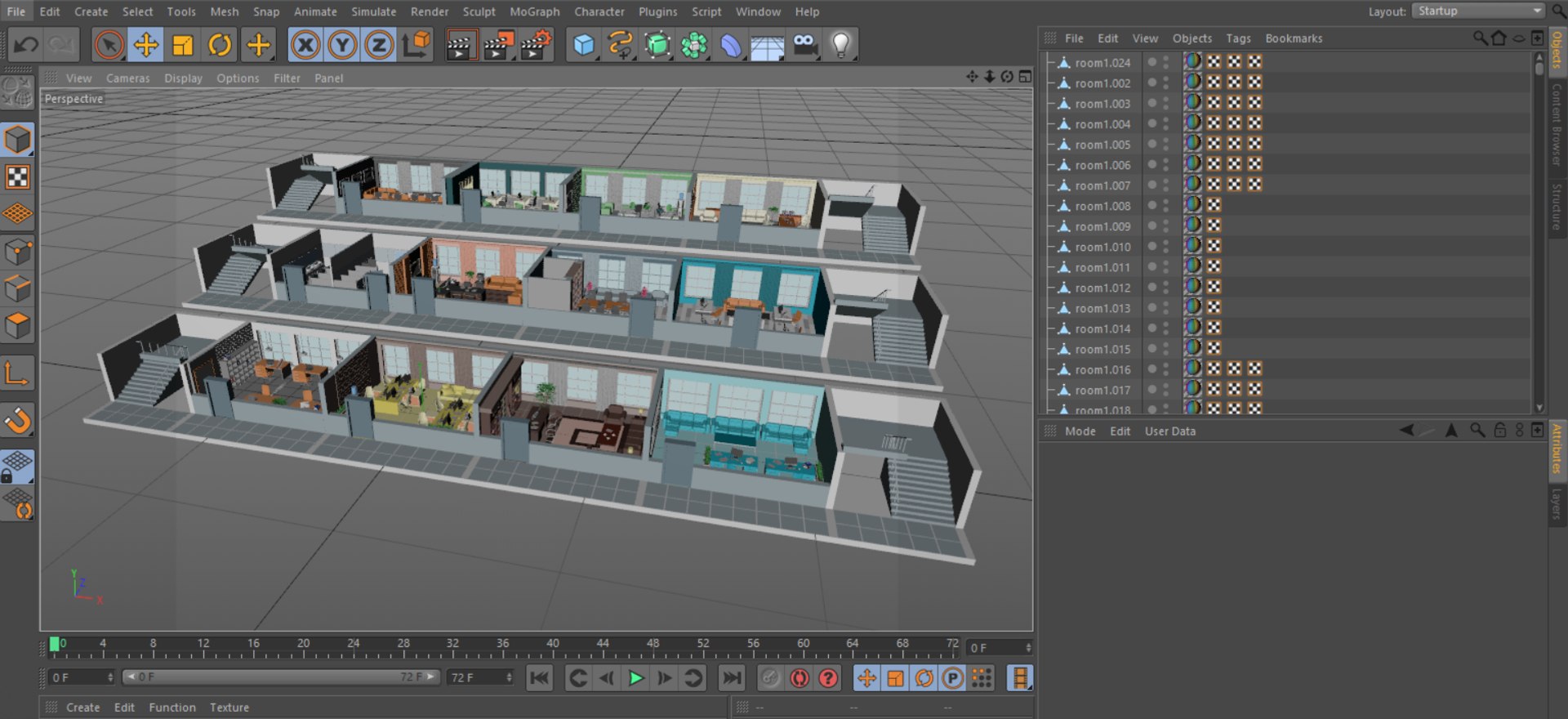 3D Low Poly Office Rooms - TurboSquid 2125817