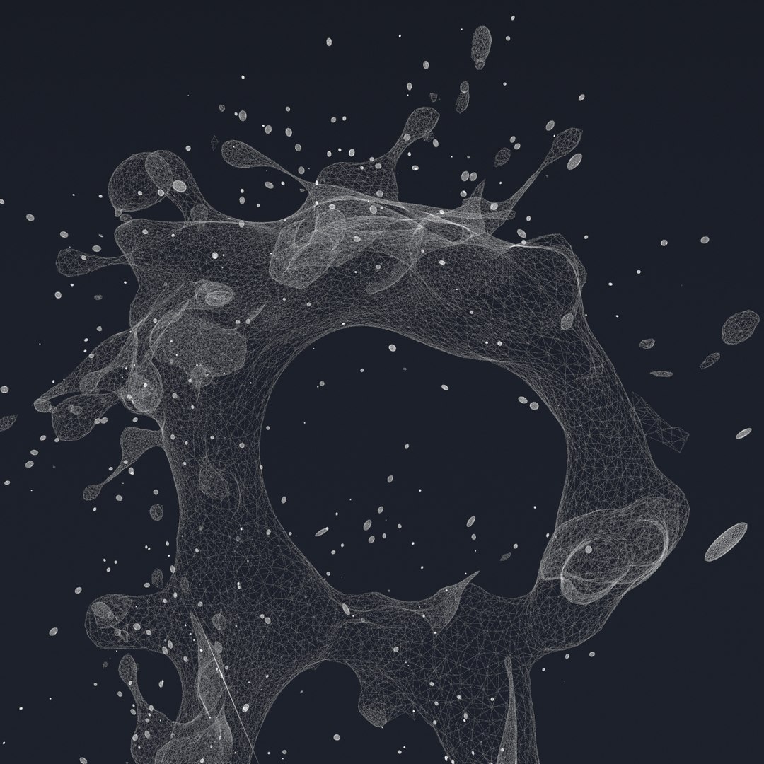 3D letter r splash - TurboSquid 1151997