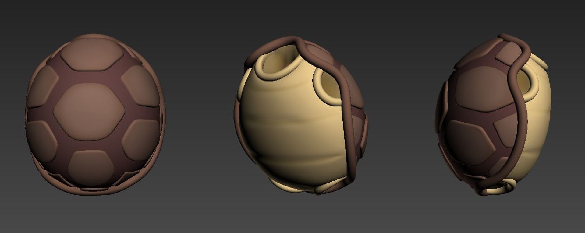 Turtle Shell 3D Model - TurboSquid 1327710