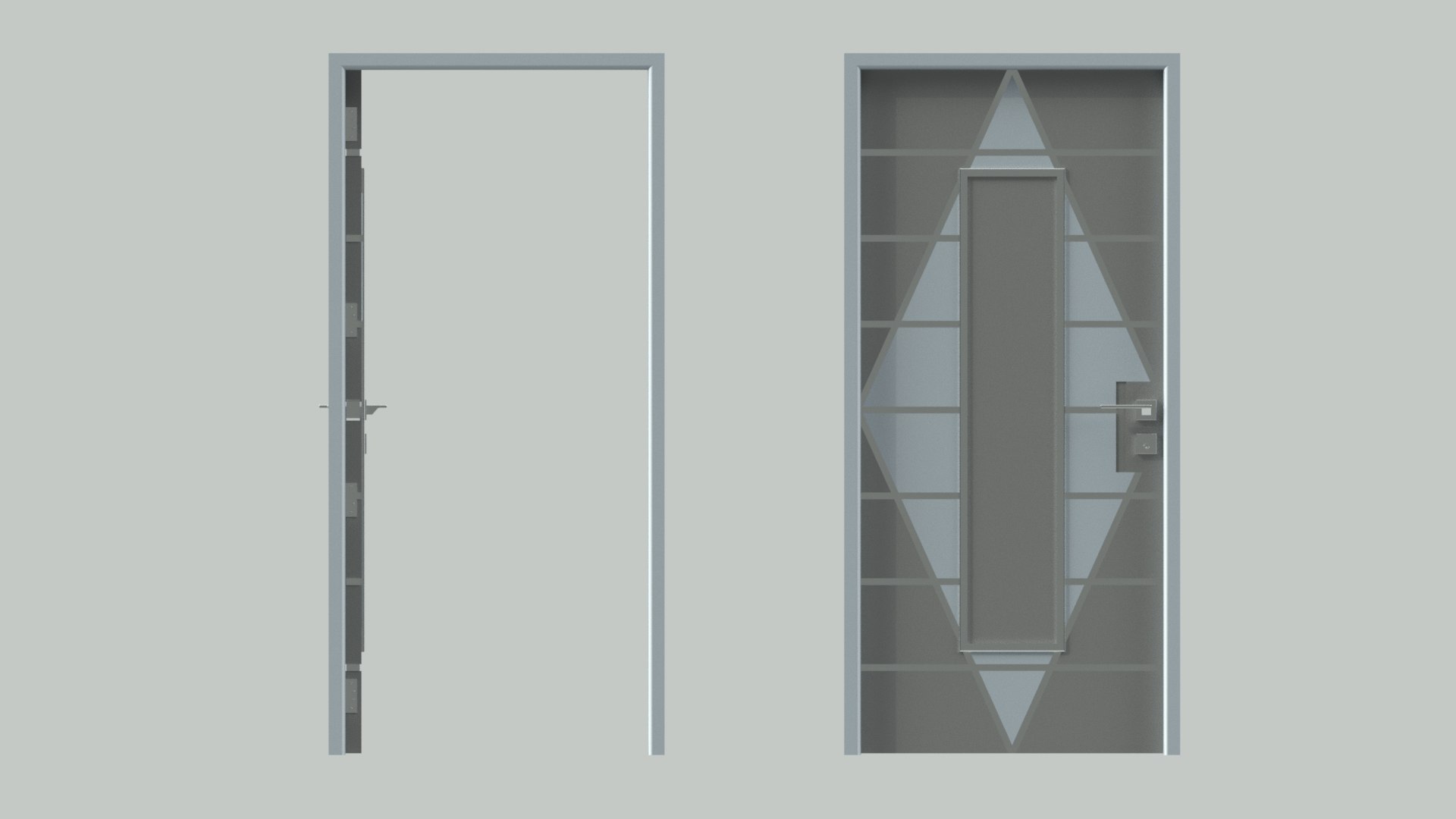 3D Door Sets 5 Model - TurboSquid 2346318
