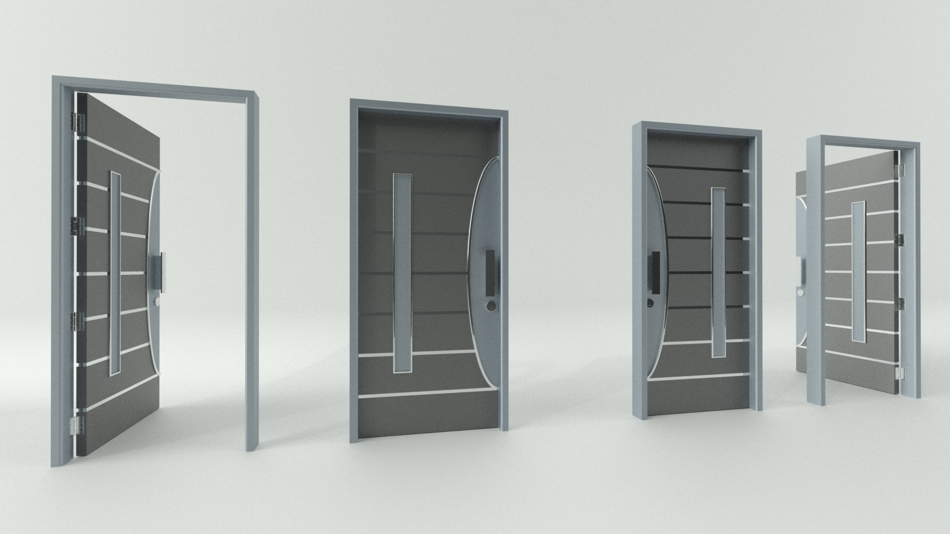 3D Door Sets 5 Model - TurboSquid 2346318