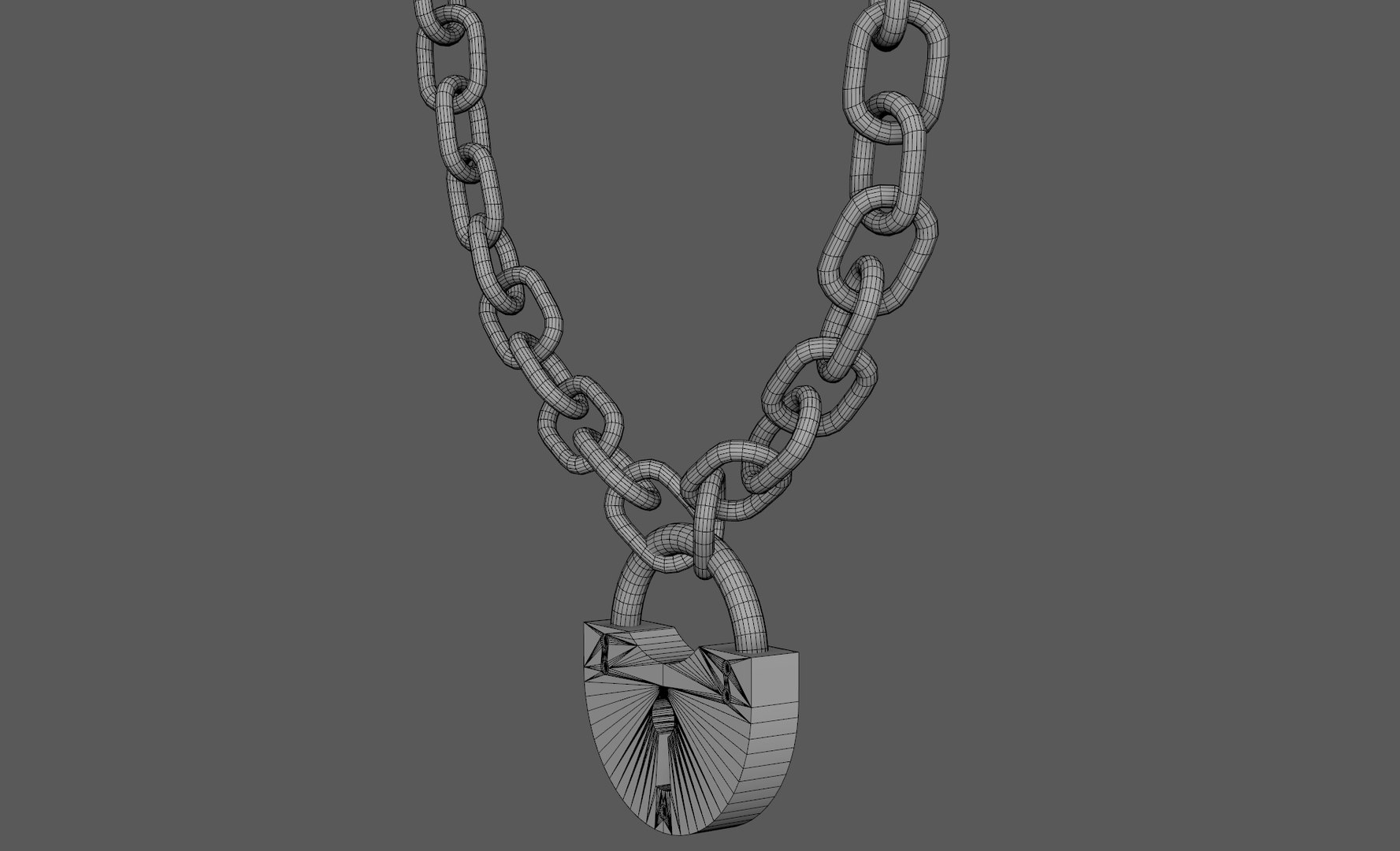 Padlock Chain 3D - TurboSquid 1887893