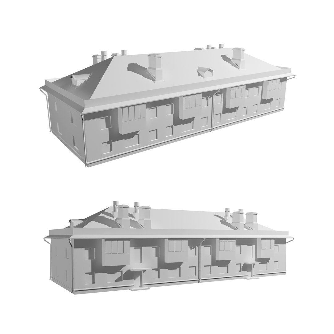 Architecture House Structure 3D Model - TurboSquid 1433713