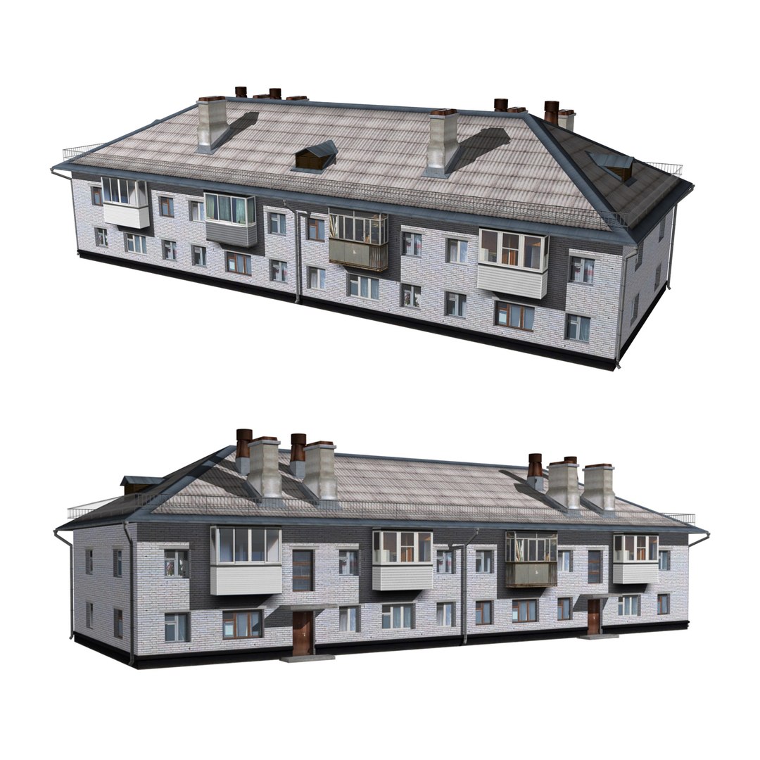 Architecture House Structure 3D Model - TurboSquid 1433713