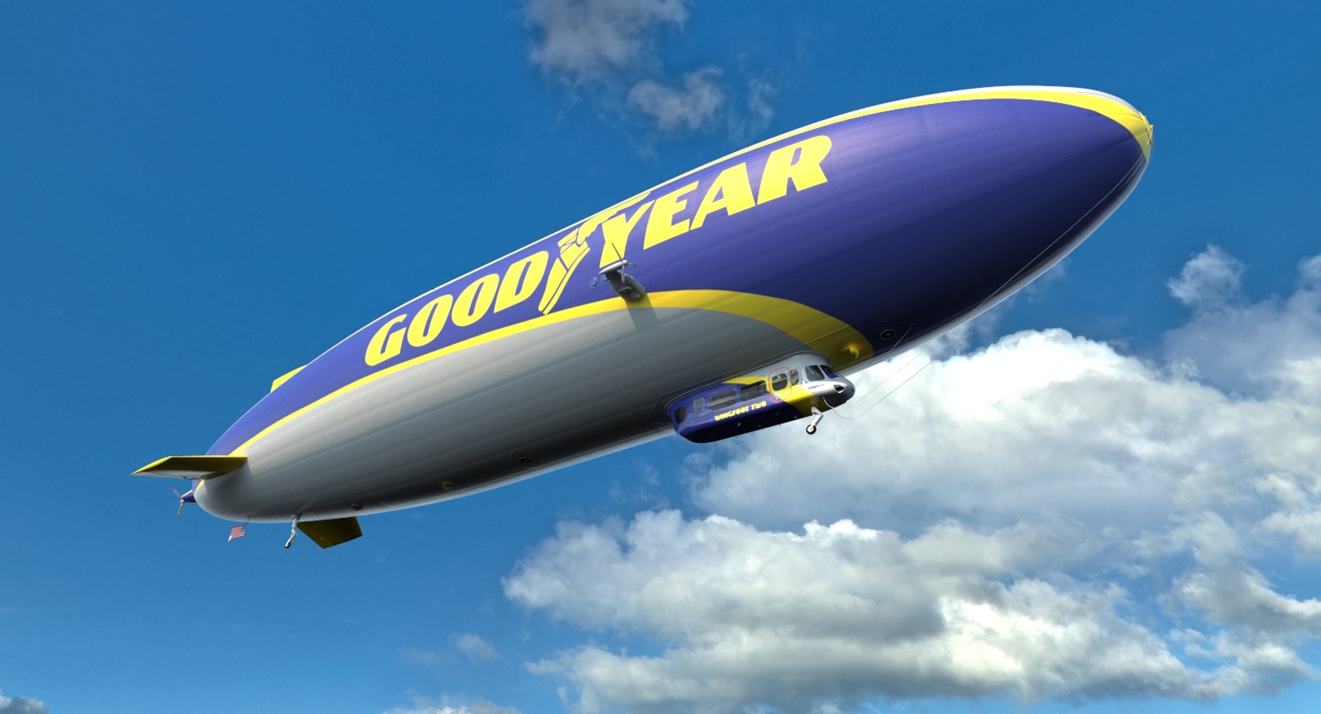 Hot Air Balloon Blimp 3D Model - TurboSquid 1339379