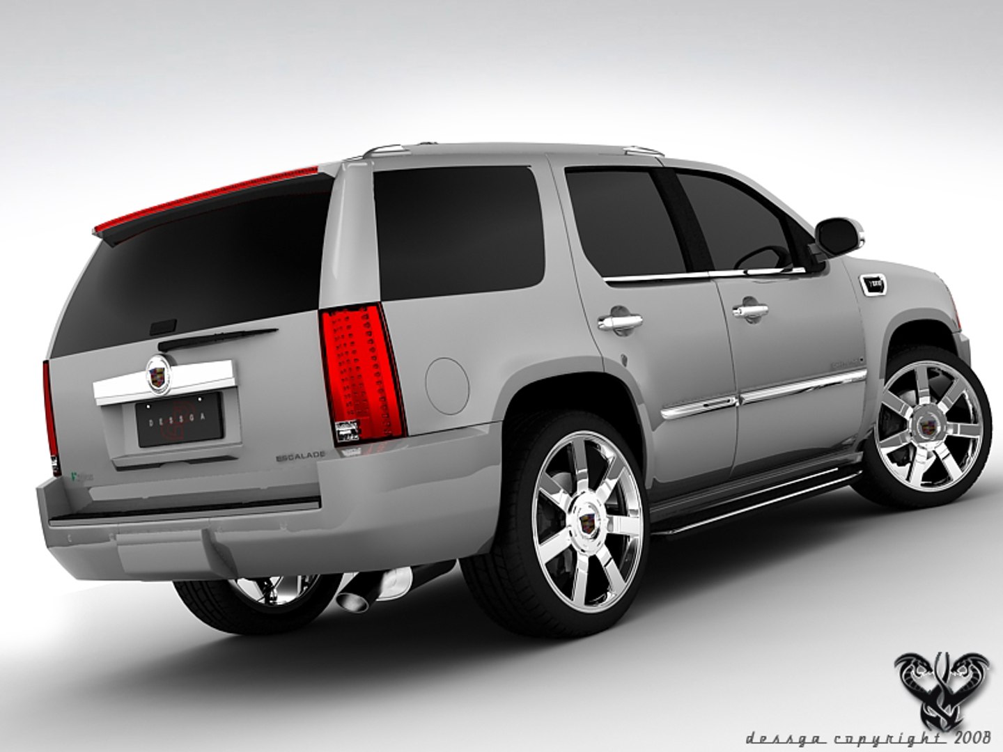 3dsmax Cadillac Escalade Hybrid