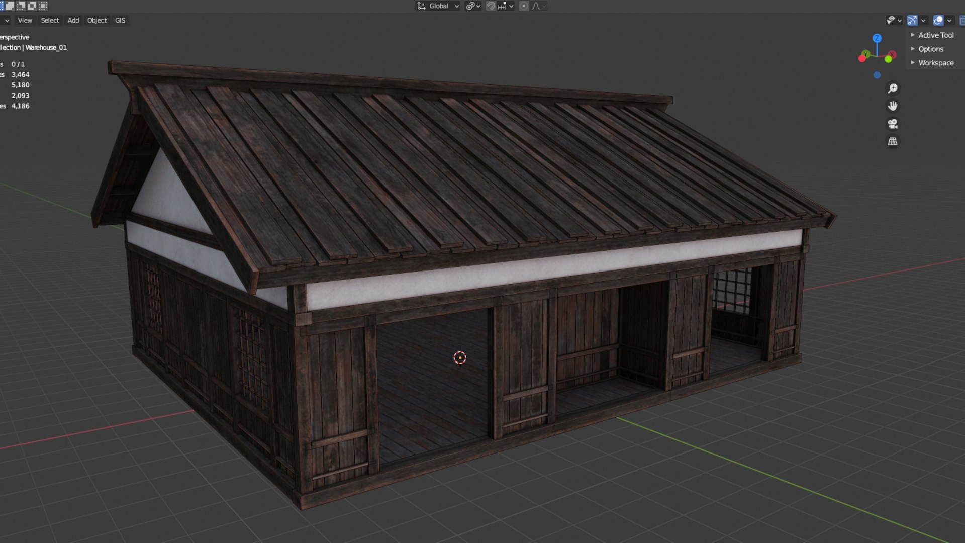 3D Japanese Warehouse Model - TurboSquid 2009798