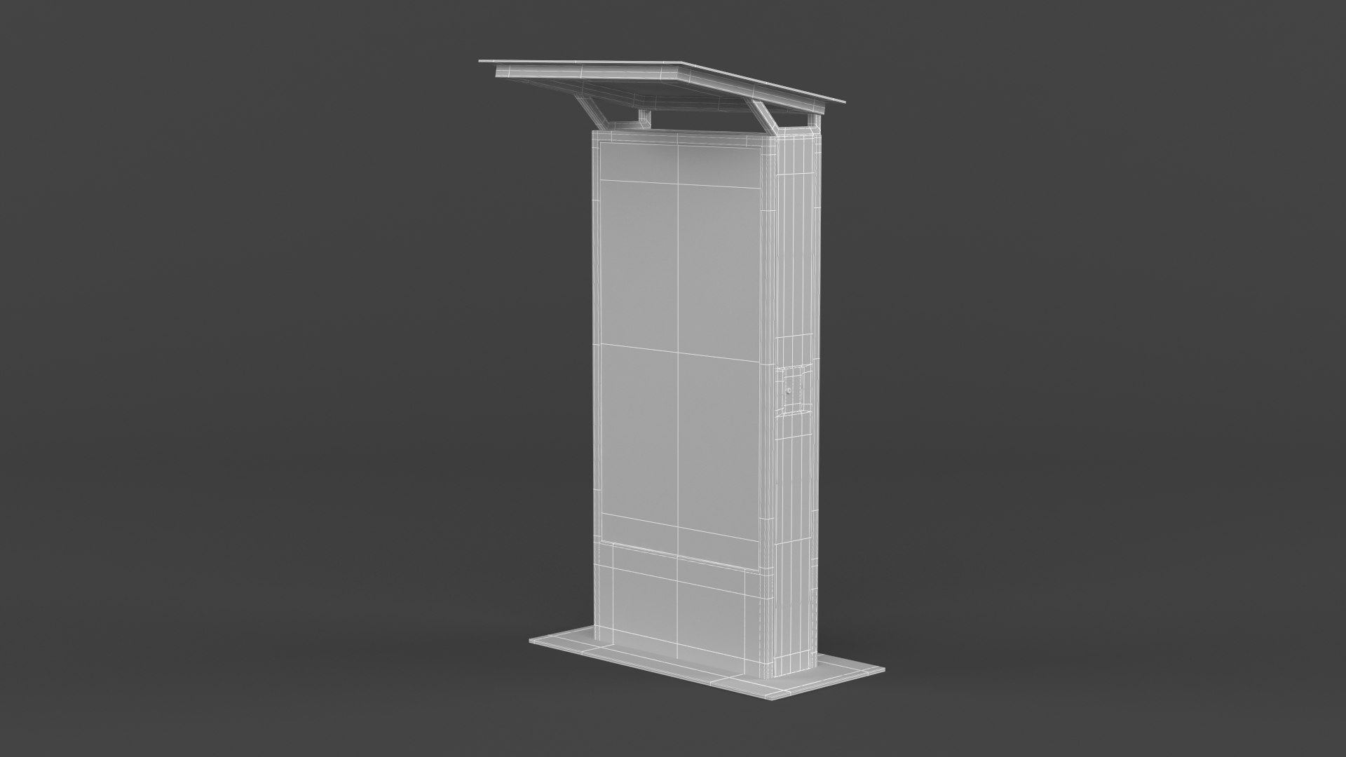 3D Electronic Kiosk - TurboSquid 1963209