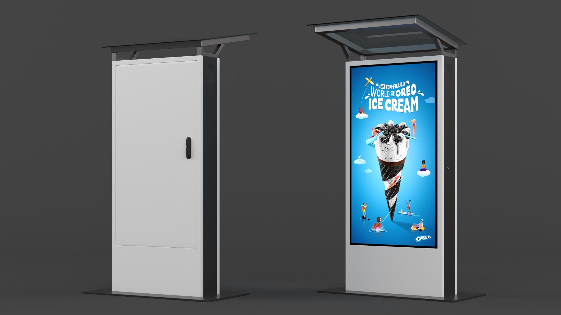 3D Electronic Kiosk - TurboSquid 1963209