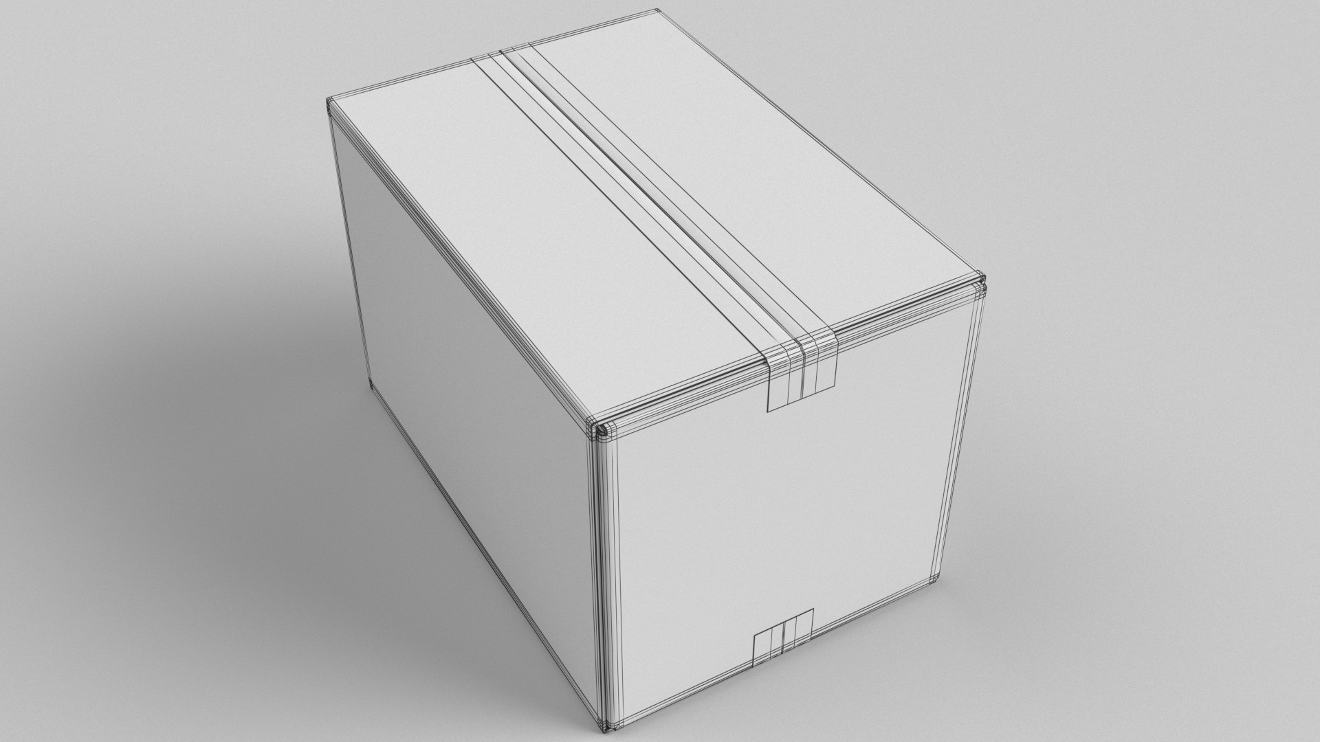 Cardboard Box 3D Model - TurboSquid 1350219