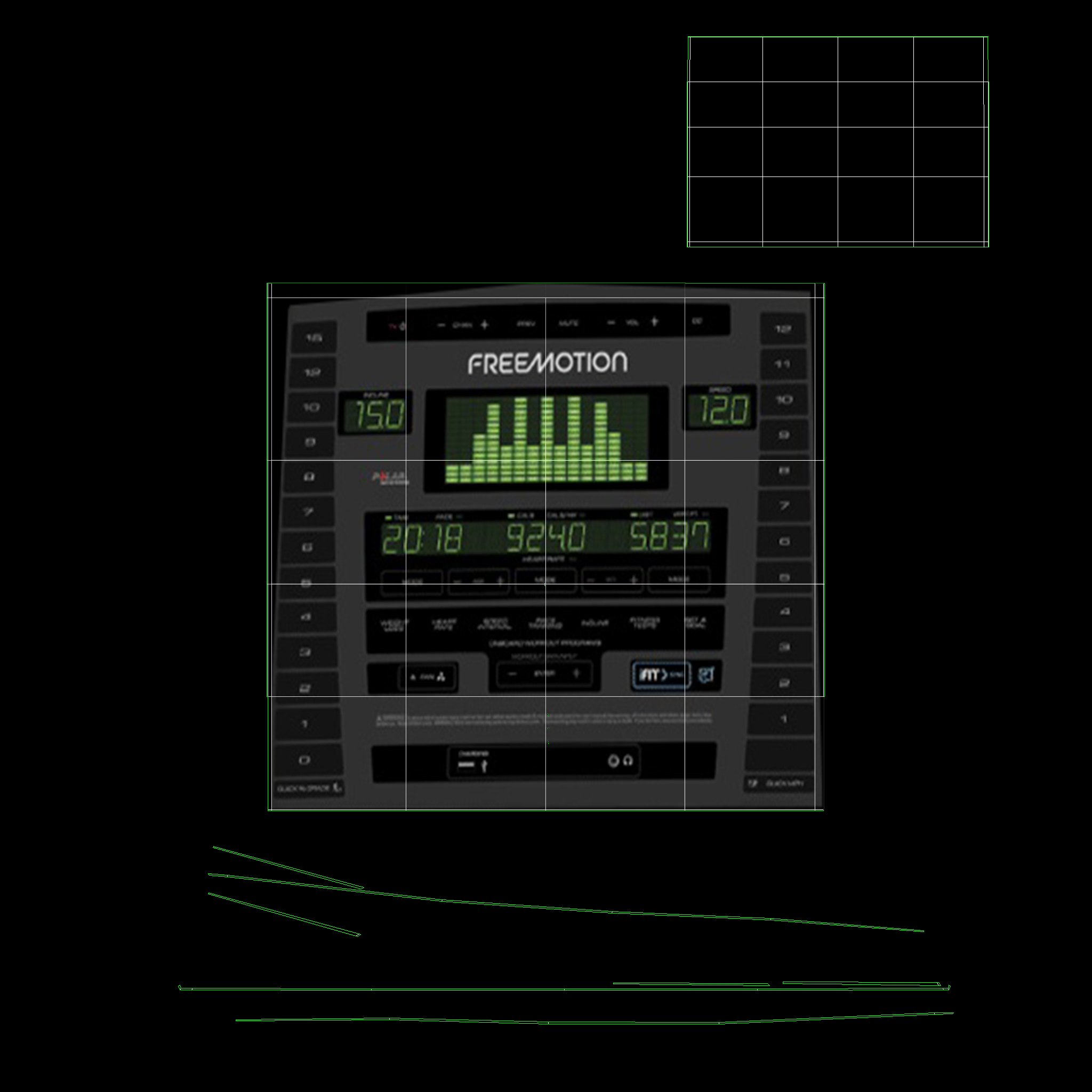 3D model Freemotion Treadmill - TurboSquid 1937875