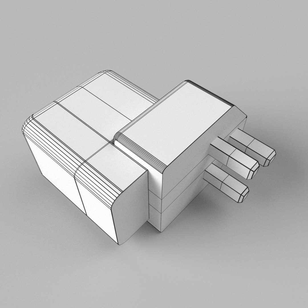 3D Phone Charger - TurboSquid 1570169