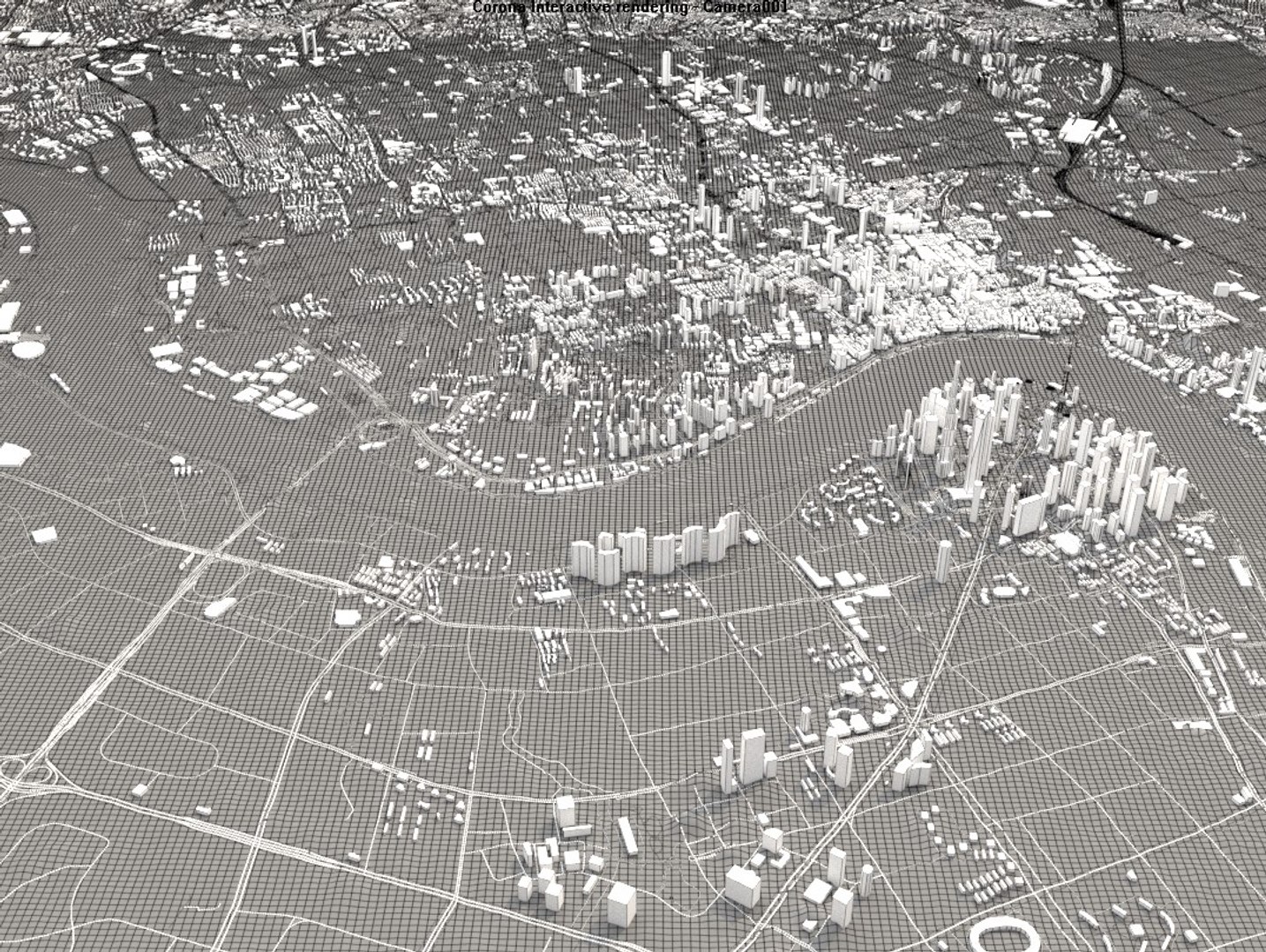 3D cityscape shanghai china s - TurboSquid 1658799