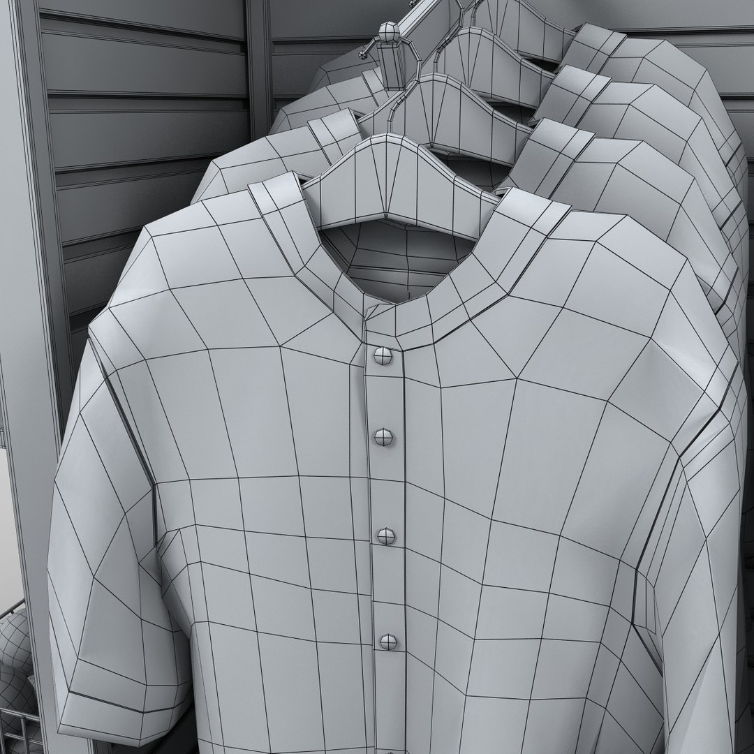 3d Model Clothing Baseball Gear