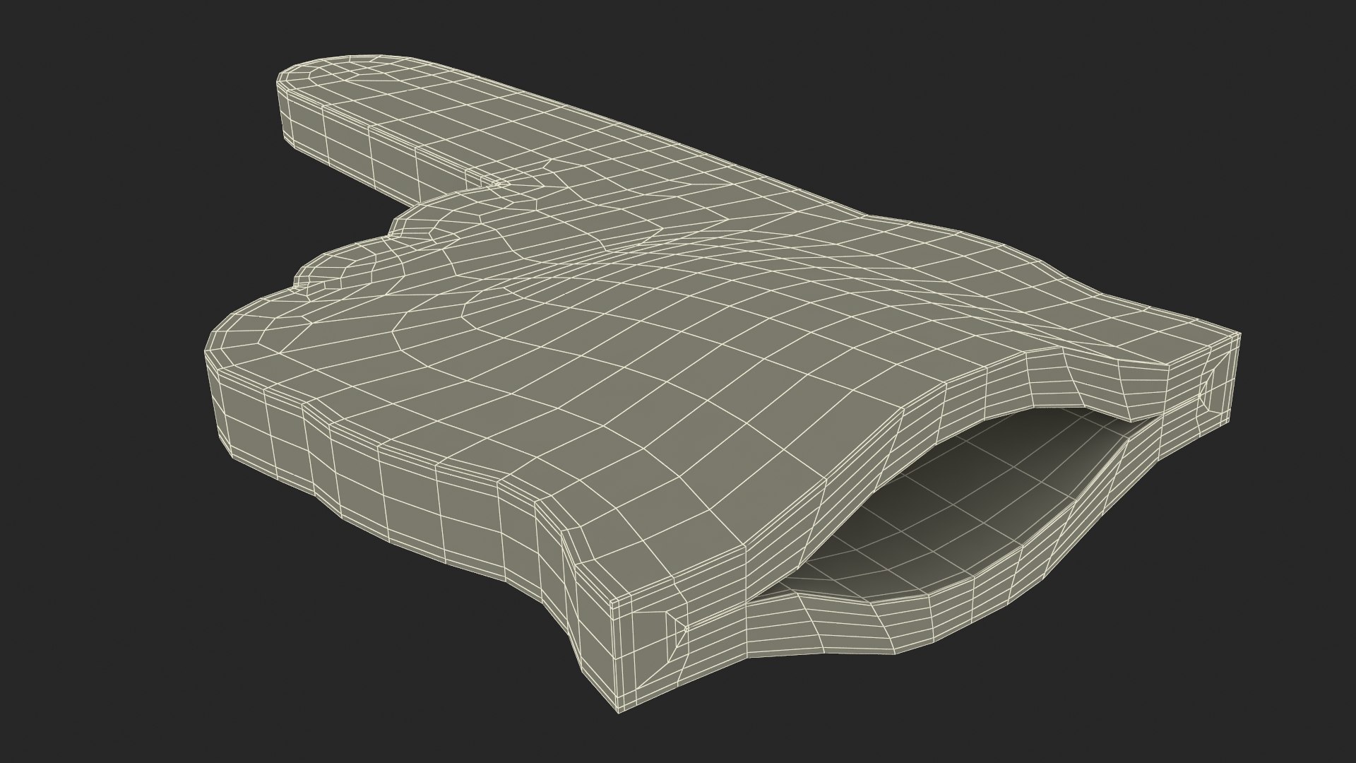 3D Foam Hand Black - TurboSquid 2277397