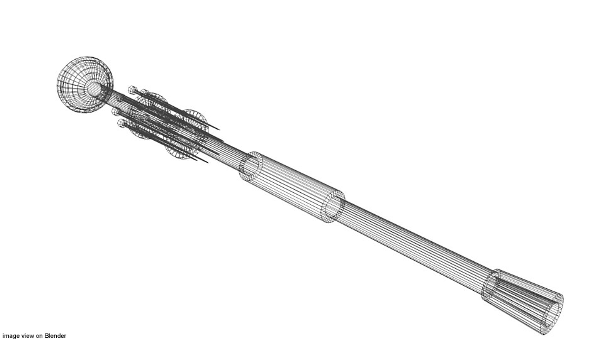 3D Blow Blowgun Model - TurboSquid 1202651