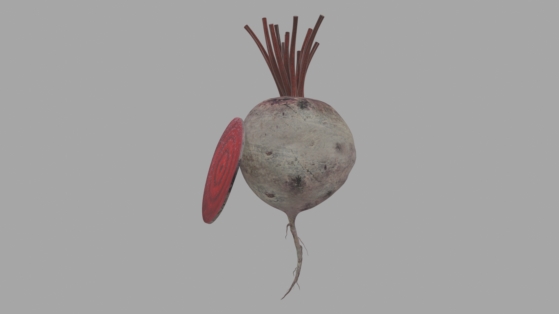 3D Beetroot And Beetroot Slice - TurboSquid 2011238