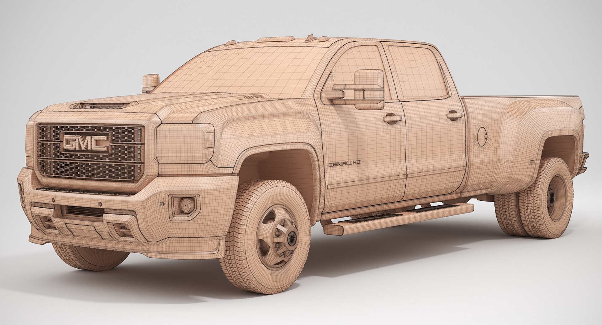 3D 2018 Gmc Sierra 3500hd Model - TurboSquid 1314228