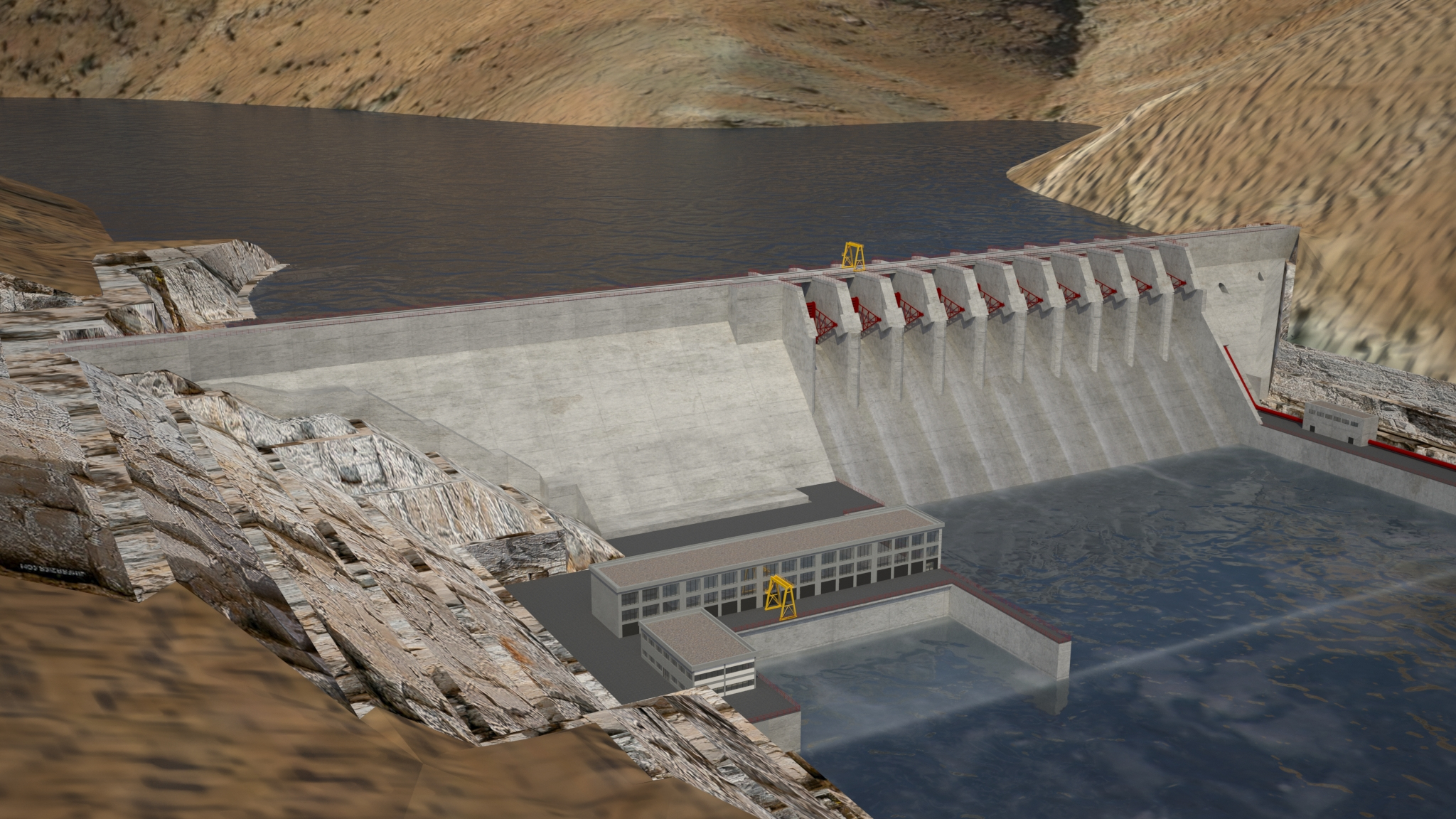 modelo 3d PRESA - TurboSquid 1258810