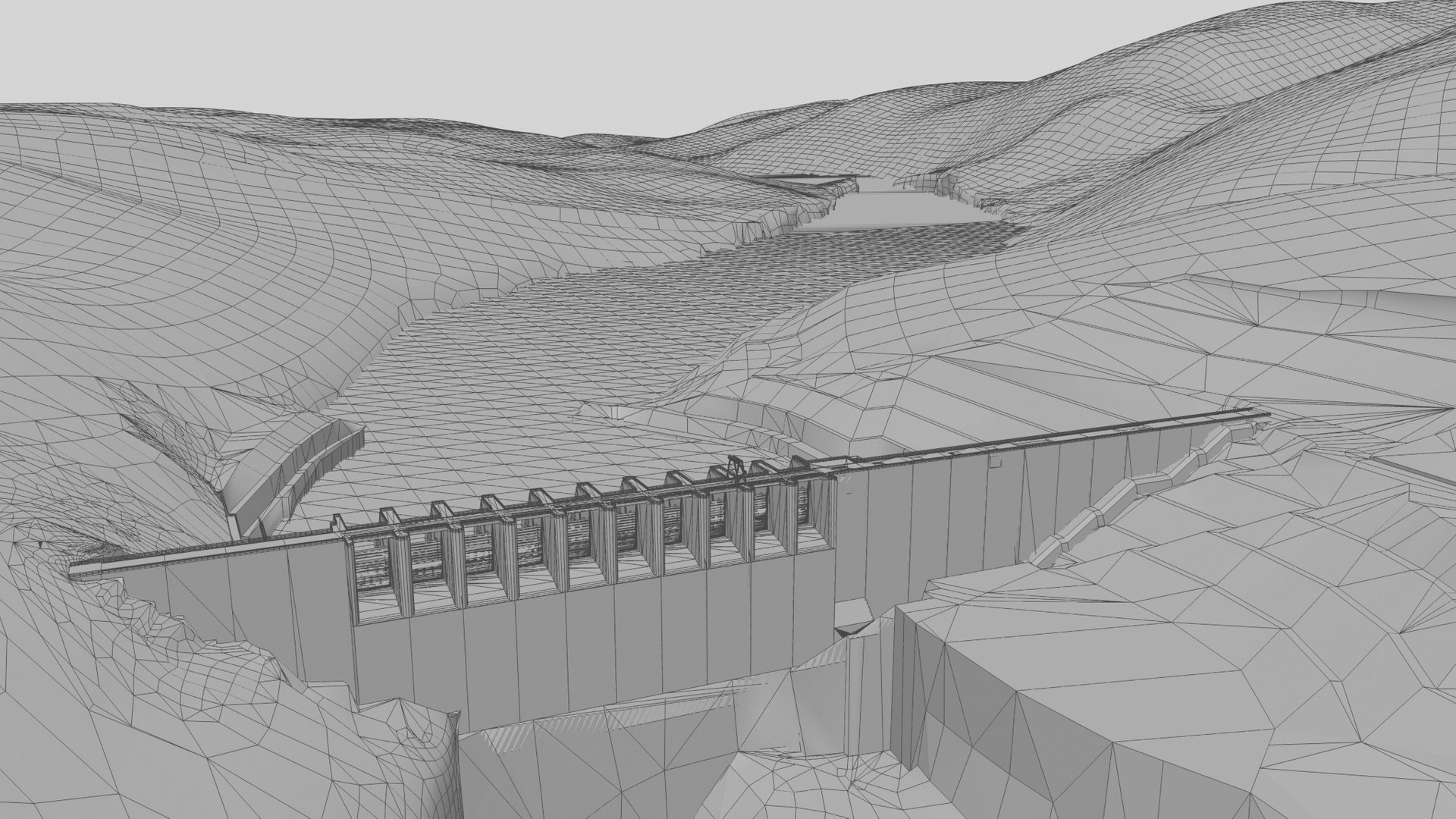 3D Model Dam - TurboSquid 1258810