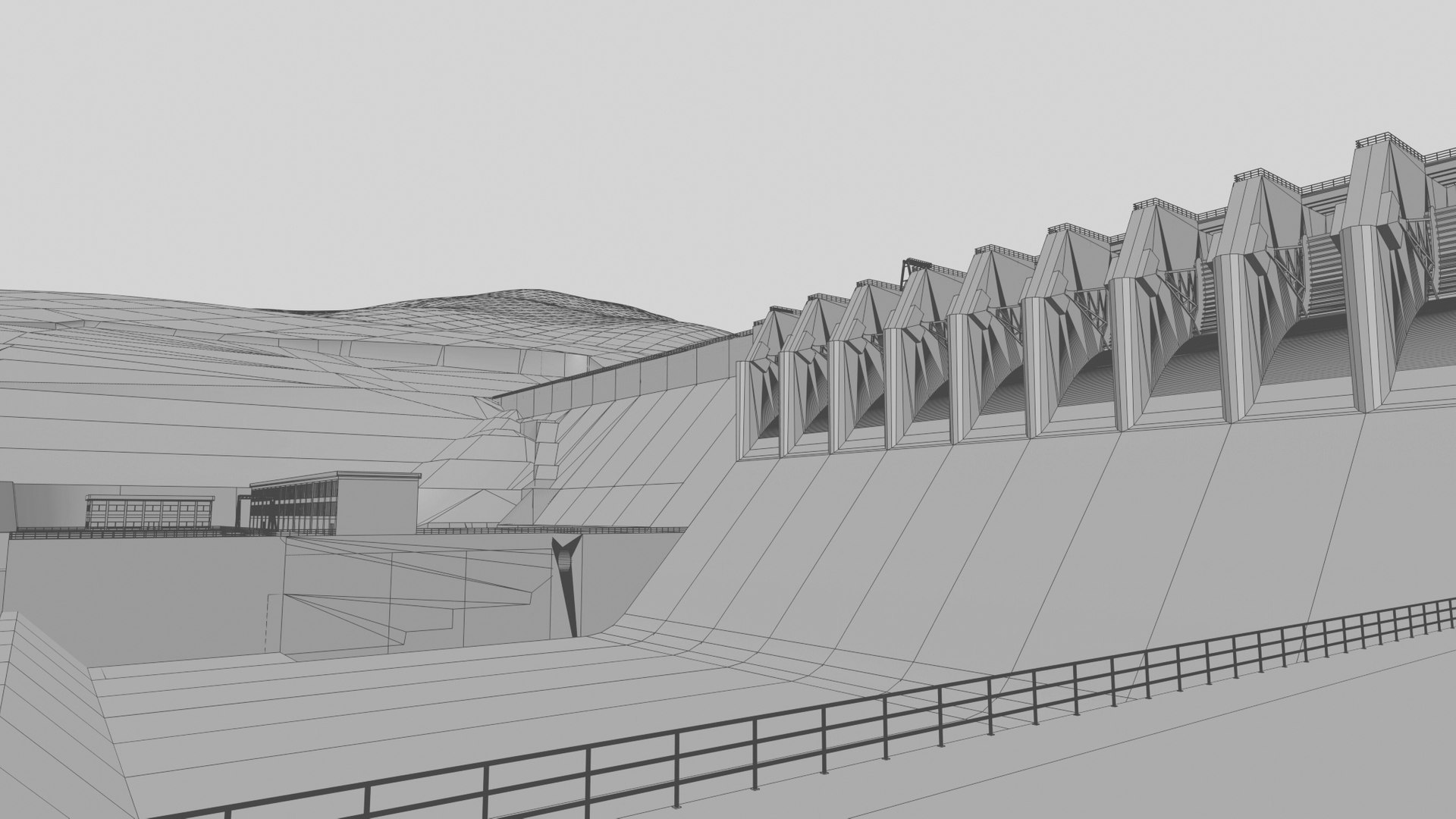 3D Model Dam - TurboSquid 1258810